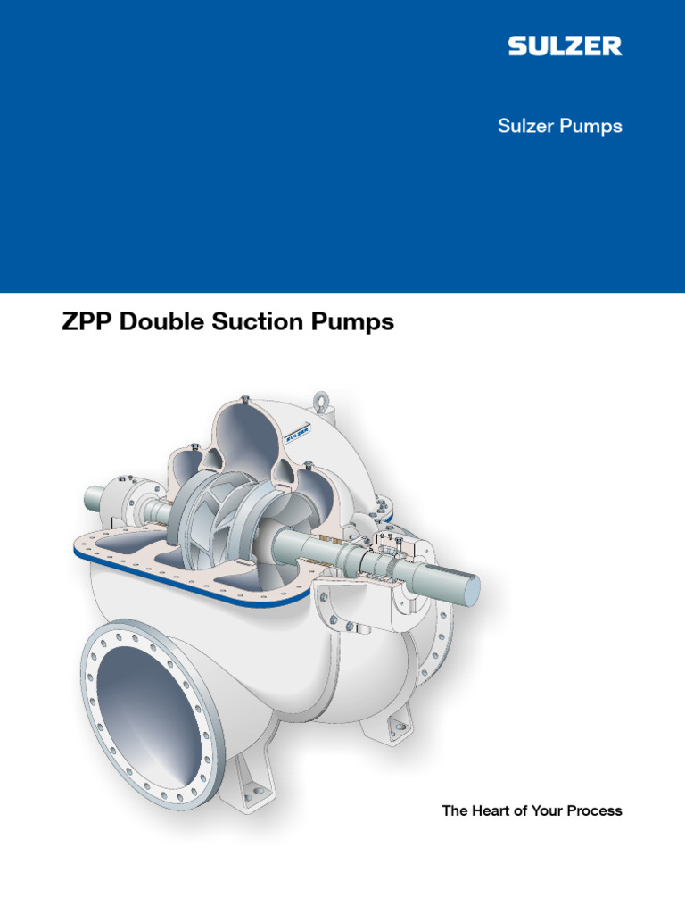 ZPP Double Suction Pumps | Download Free PDF | Pump | Bearing (Mechanical)