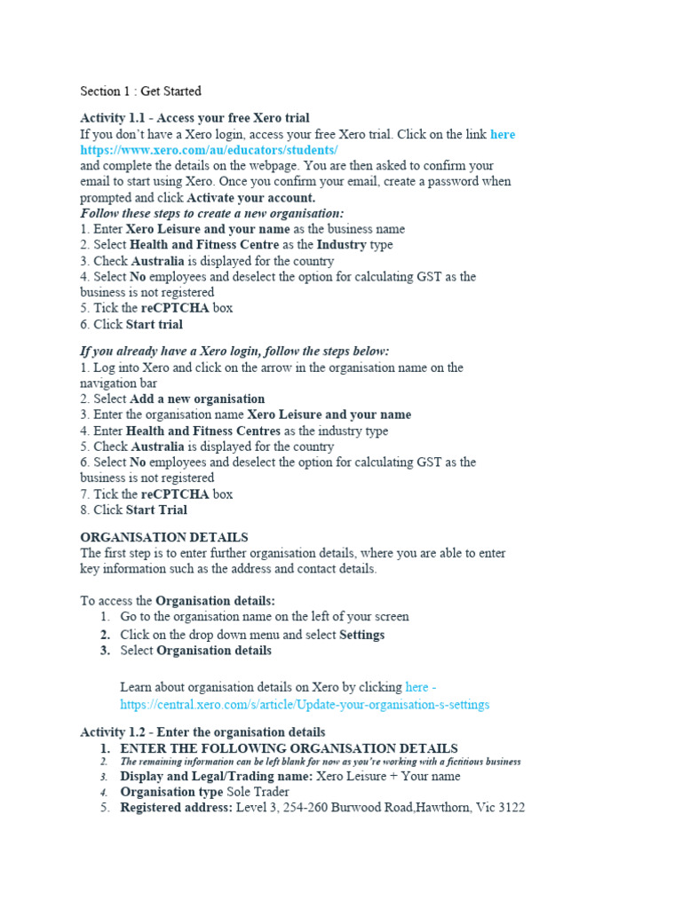 Section 1 Get Started | Download Free PDF | Login | Computing