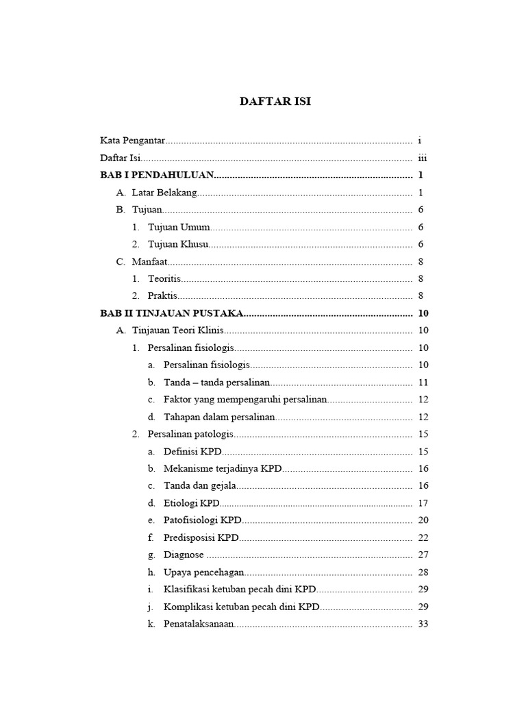 Tinjauan Persalinan dan Nifas | PDF | Kesehatan Holistik | Sains & Matematika