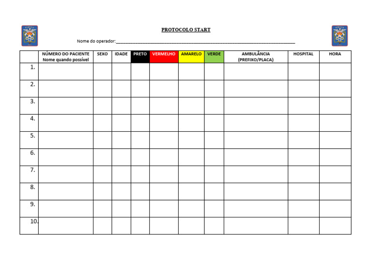 Protocolo Start | PDF