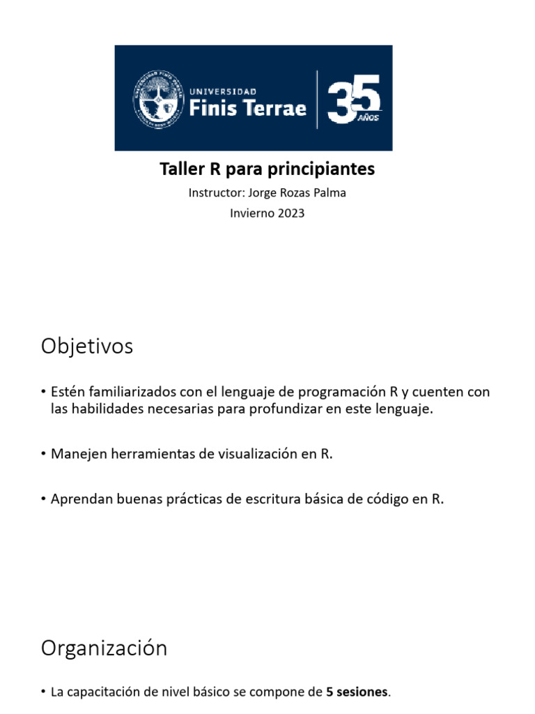 Taller 1 de R Studio | PDF | Tipo de datos | Lenguaje de programación
