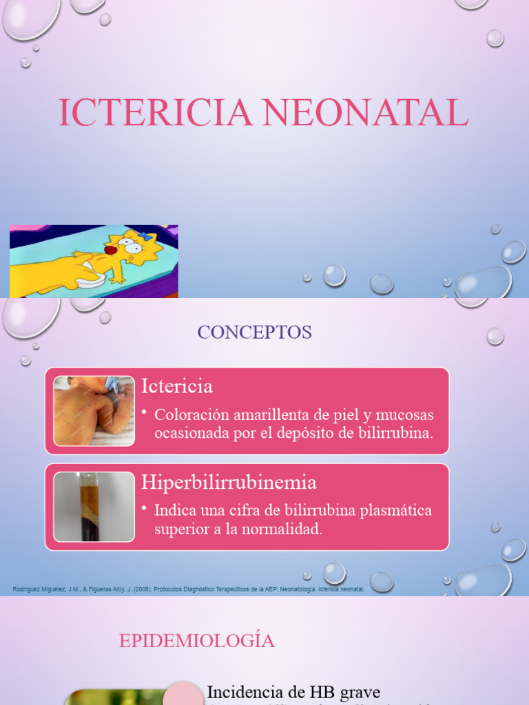 Ictericia Neonatal | PDF | Medicina CLINICA | Enfermedades y trastornos