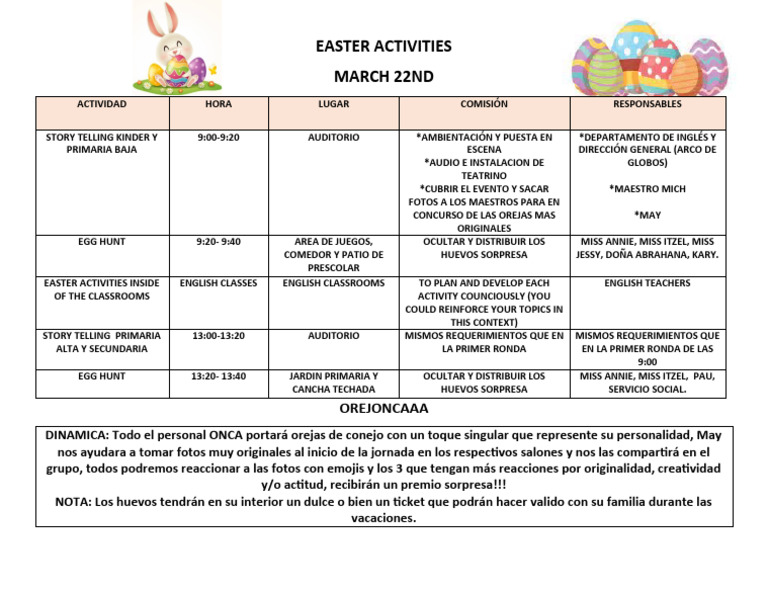 Easter Activities | PDF