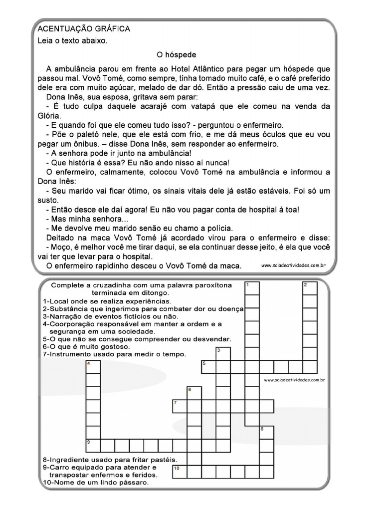 Palavras para Acentuar | PDF
