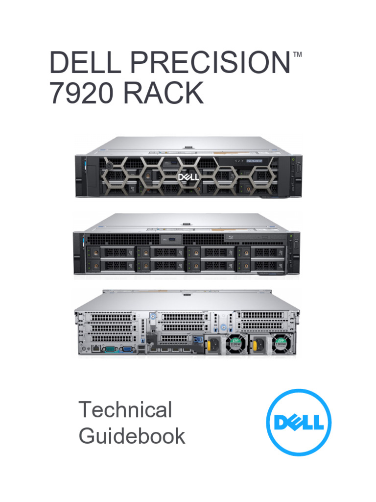Dell Precision 7920 Rack Technical Guidebook | PDF | Solid State Drive ...