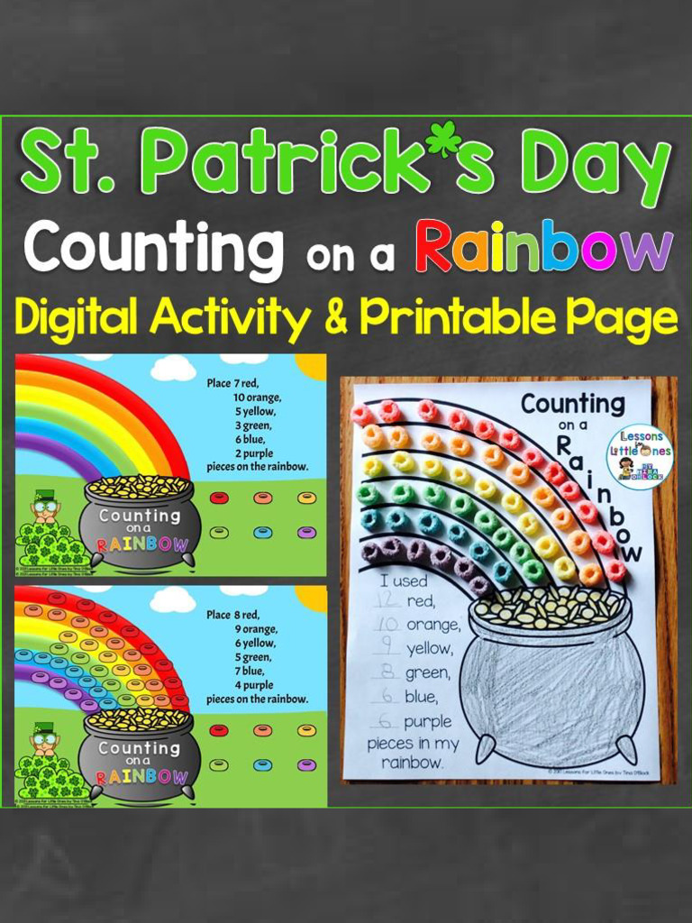 StPatricksDayCountingonaRainbowPageDigitalGoogleSlidesActivity 1 | PDF ...