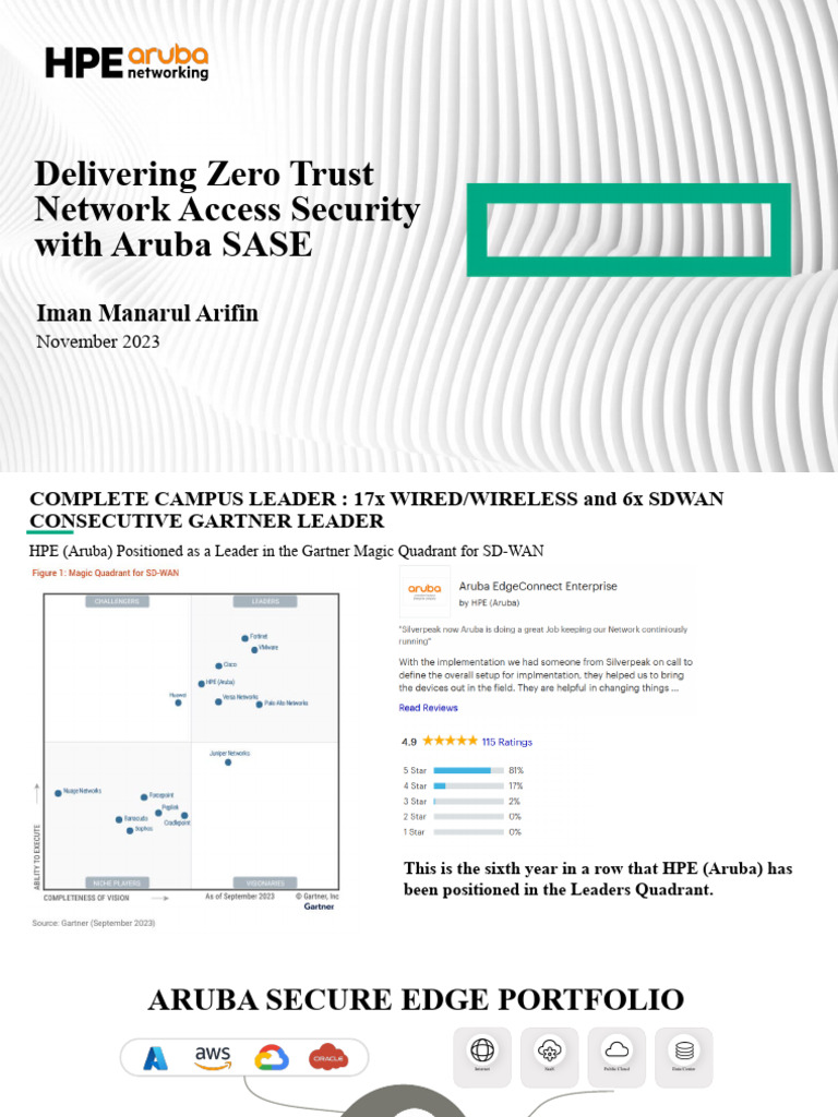 Edgeconnect and SASE Presentation | PDF | Computer Network | Cloud Computing