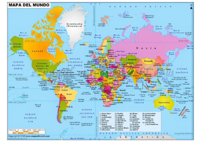 MAPA PLANISFERIO | PDF
