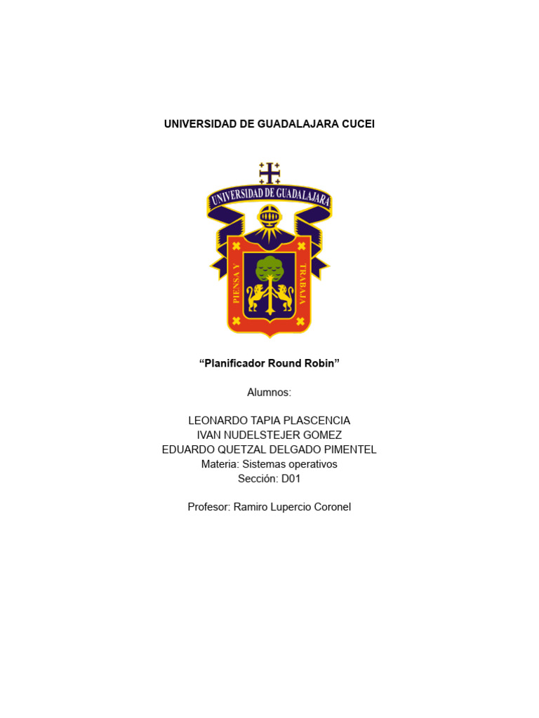 Modulo 2 Clase 8 Planificador Round Robin | PDF | Ingeniería ...