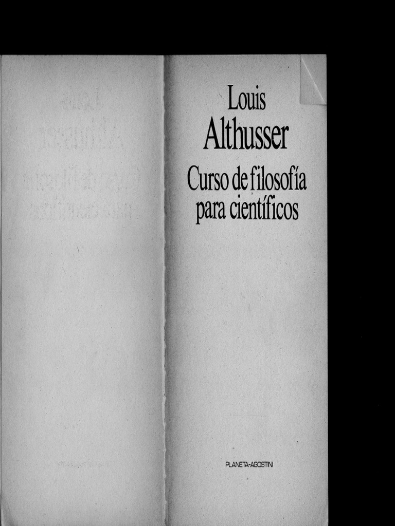 03 - Althusser, L. - Curso de Filosofía para Científicos | PDF
