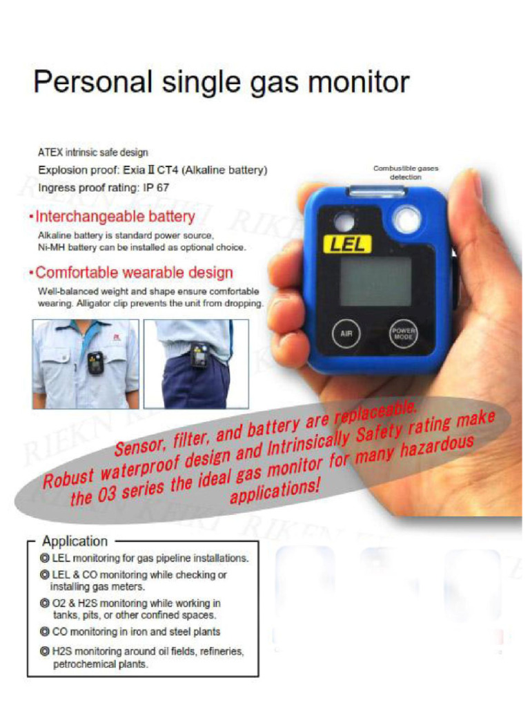 Portable Gas Detector For Hexane | PDF