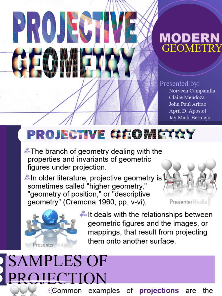 Projective Geo | PDF | Projective Geometry | Line (Geometry)