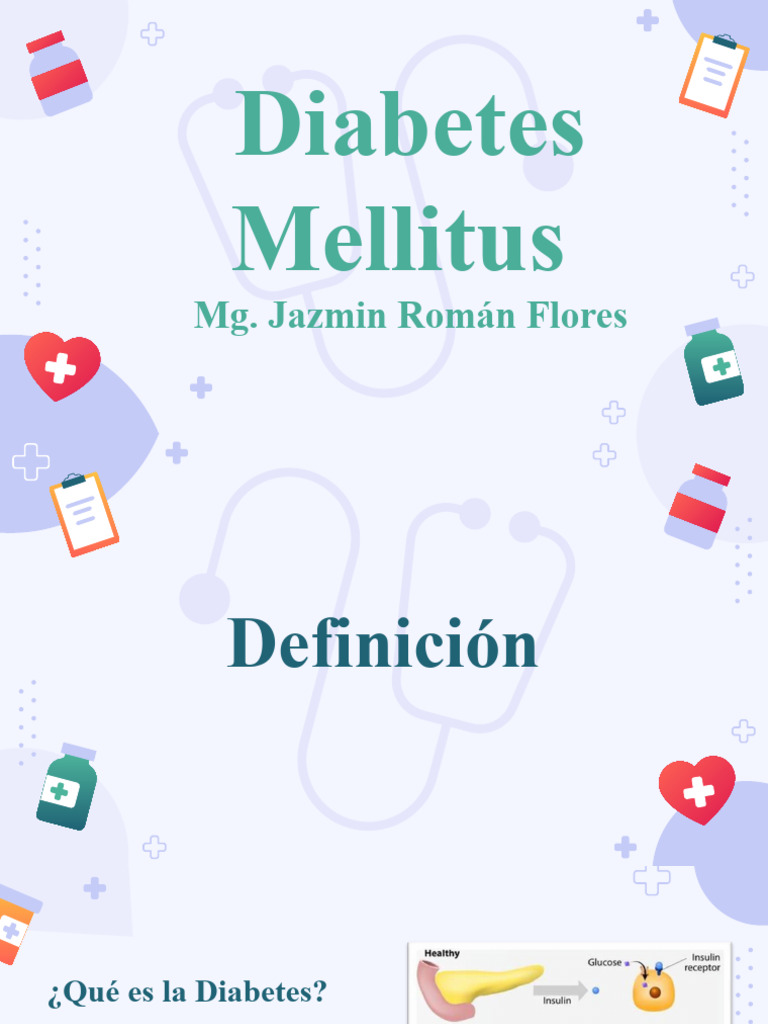 Diabetes Mellitus Mg. Jazmin Román Flores | PDF | Diabetes | Obesidad