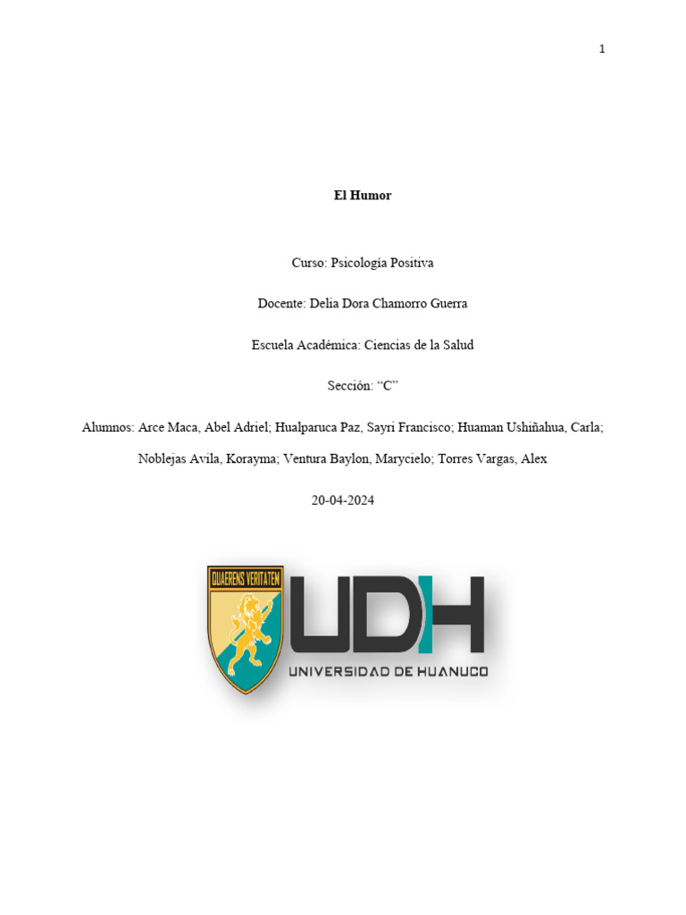 INTRODUCCIÓN de La Psicologia Positivq | PDF | Manía | La risa