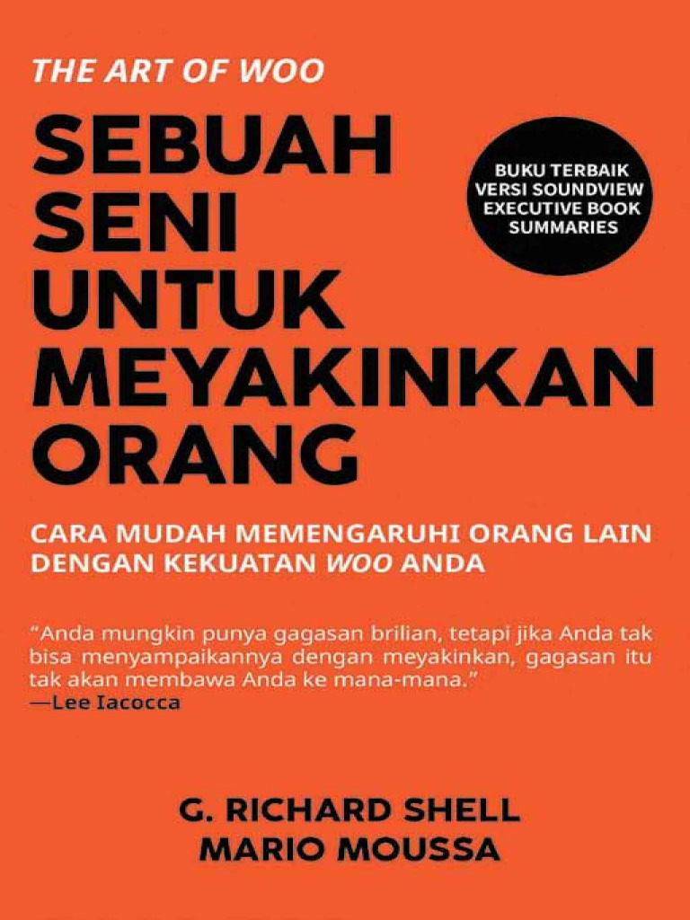G Richard Shell Dan Mario M Sebuah Seni Untuk Meyakinkan Orang BM | PDF