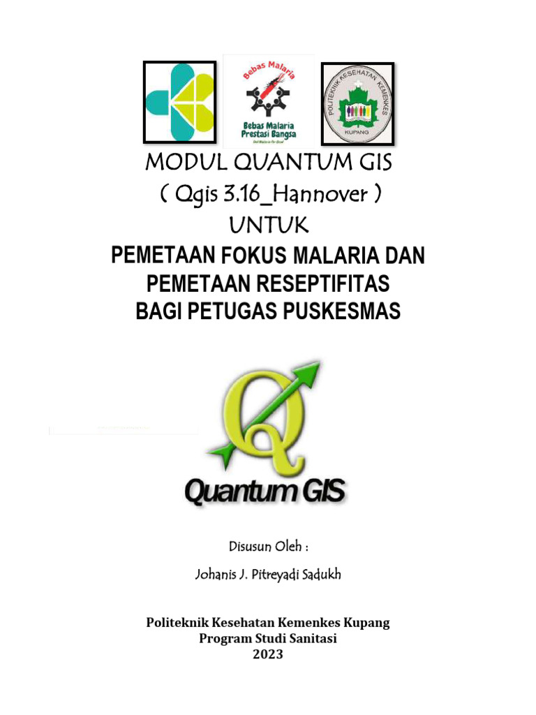 Modul Pelatihan Qgis - Pembuatan Peta Fokus Dan Peta Reseptif | PDF