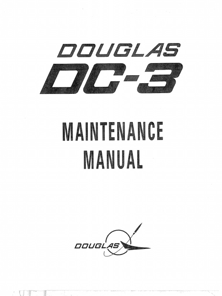 DC3 Maintenance Manual | PDF
