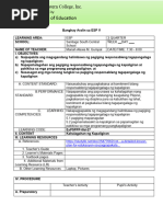 Detailed-Lesson Plan Esp | PDF