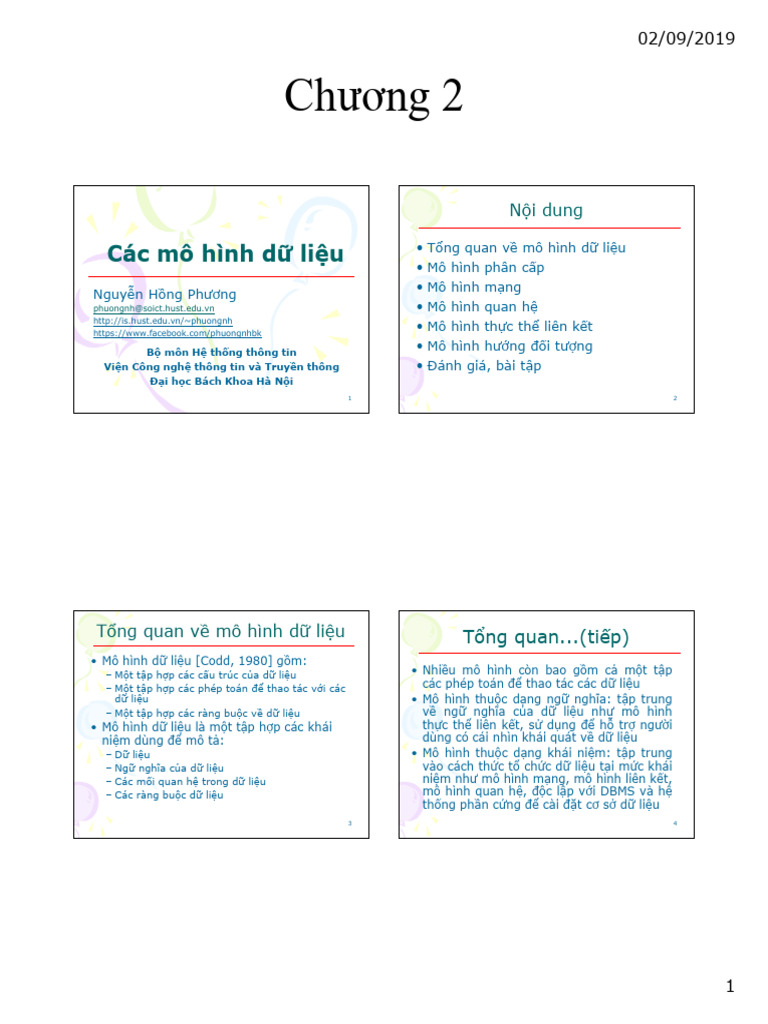 CSDL - Ch2 (Compatibility Mode) | PDF