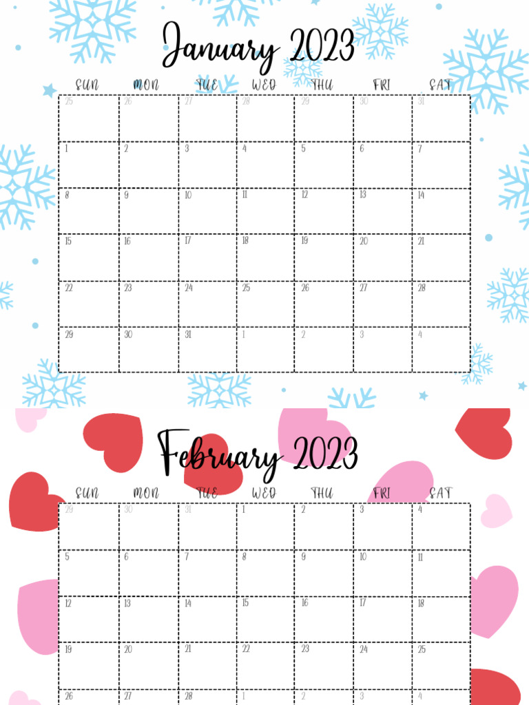 2023 Printable Calendar | PDF