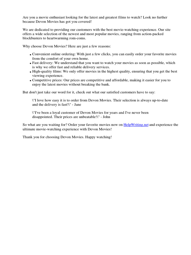 Devon Movies: Your Film Destination | PDF | Falconry