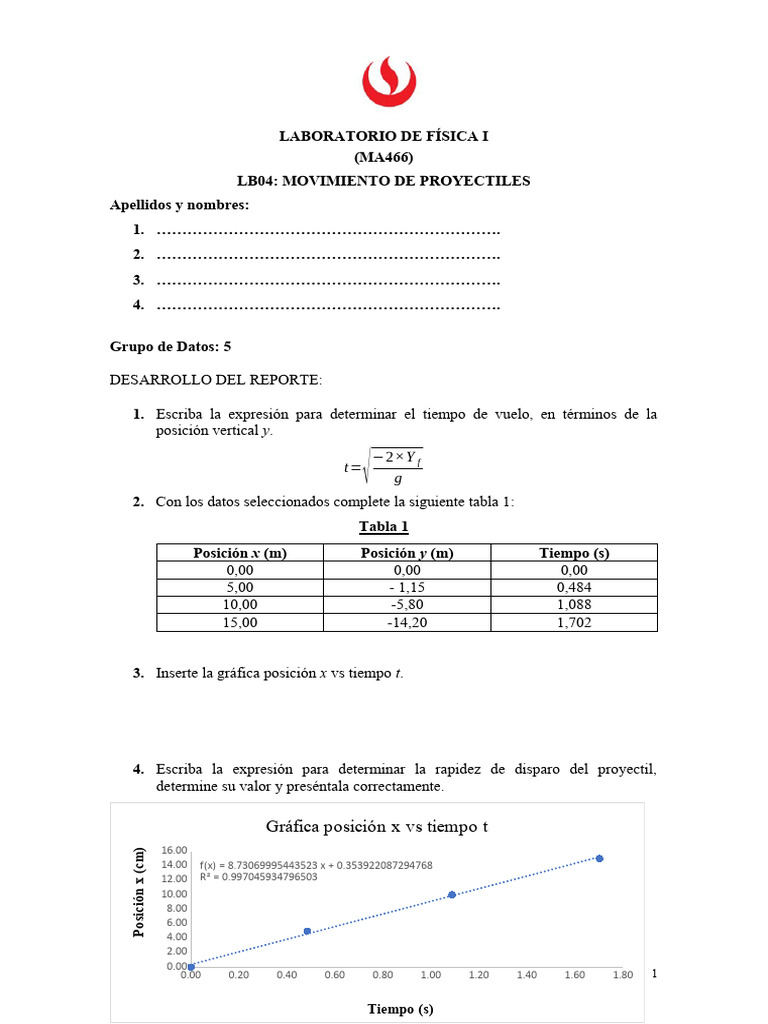 LB04 Mov Proyectil | PDF