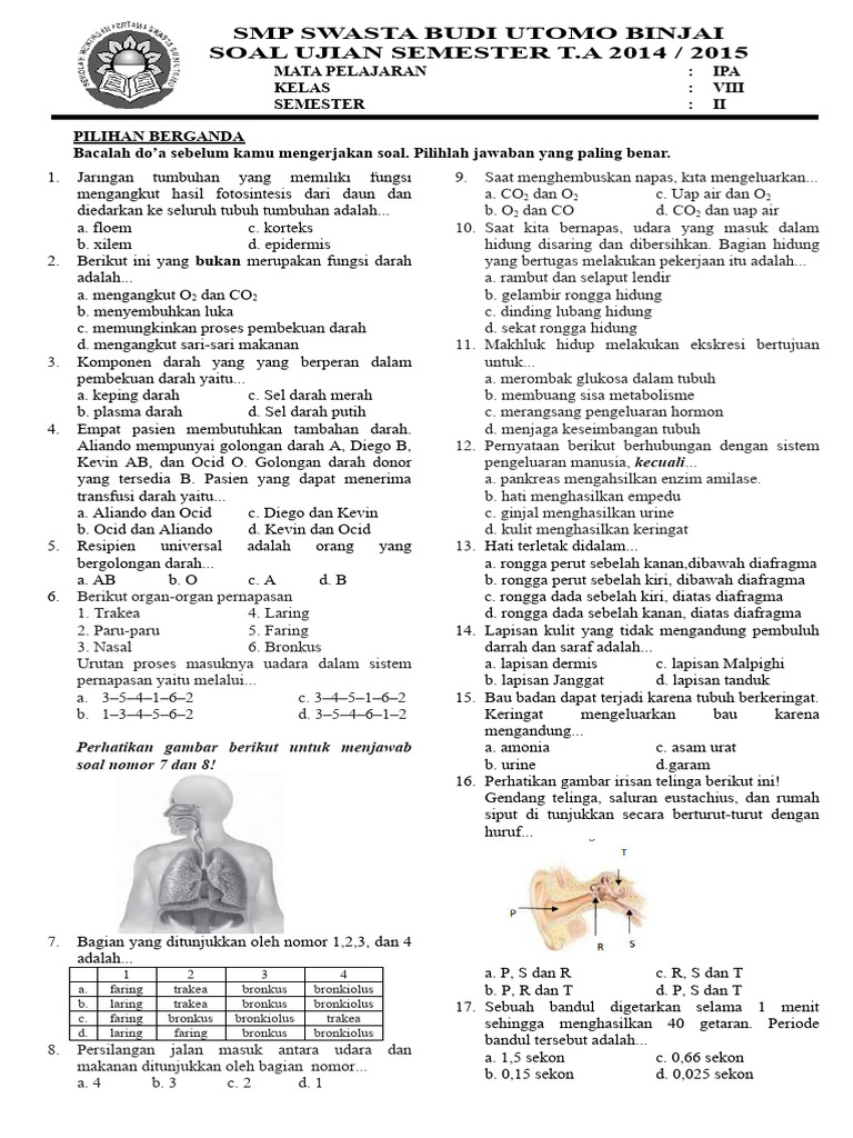 Soal Ipa Viii Sem-II | PDF