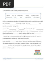 Grade 1 Story Elements Worksheet | PDF