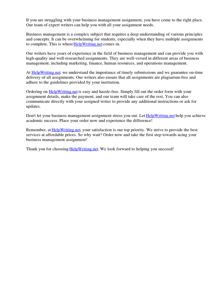 Business Management Assignment | PDF | Trade Union | Methodology