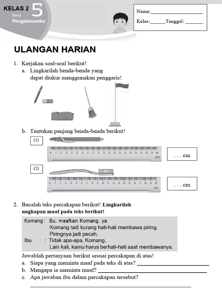 Lembar Portofolio Bupena 2c Tema 5 Sub 1 | PDF | Kajian Bahasa Asing | Seni