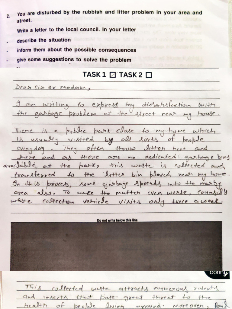 Garbage Issues Letter | PDF