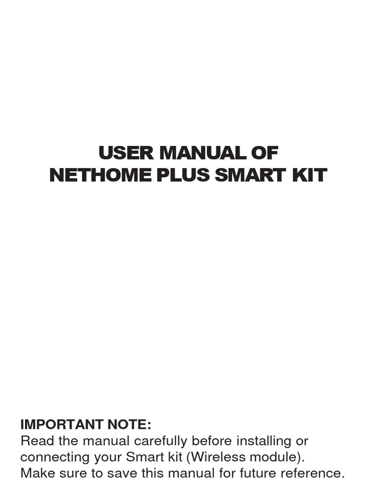 Smart Kit Installation Guide | PDF | Wi Fi | Mobile App