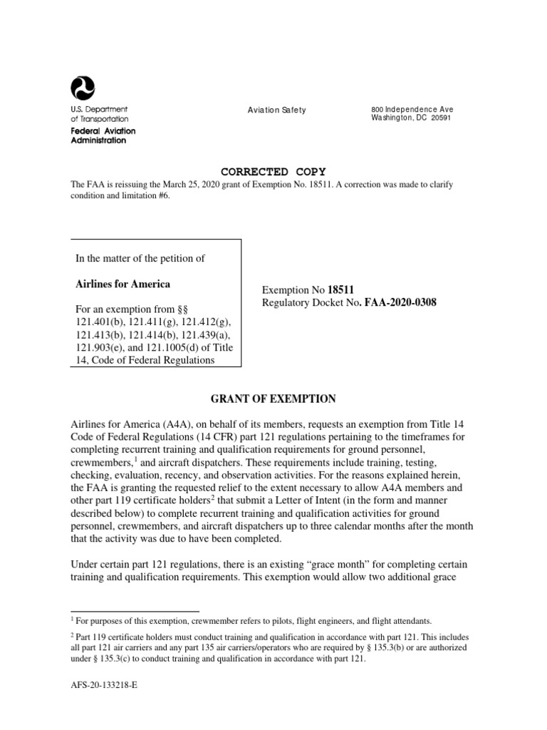 Decision (Corrected Copy) | Download Free PDF | Federal Aviation ...