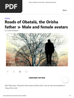 Name of Orisha Personification/Identity Colors Characteristics | PDF ...