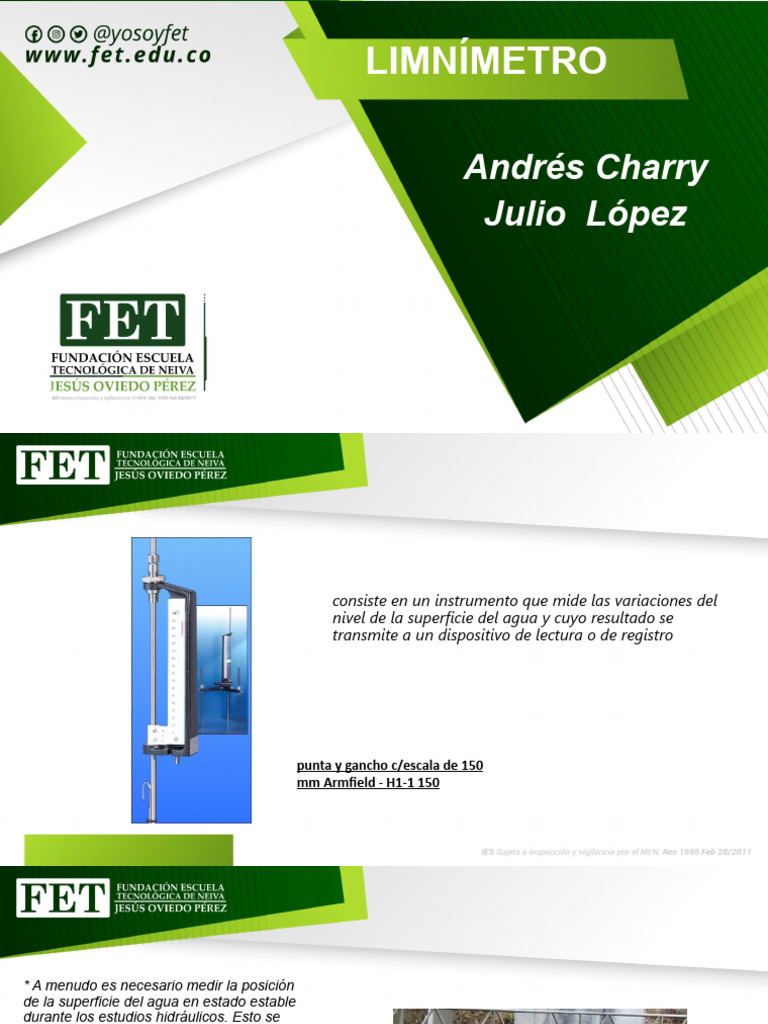 Expo Limnimetro | PDF