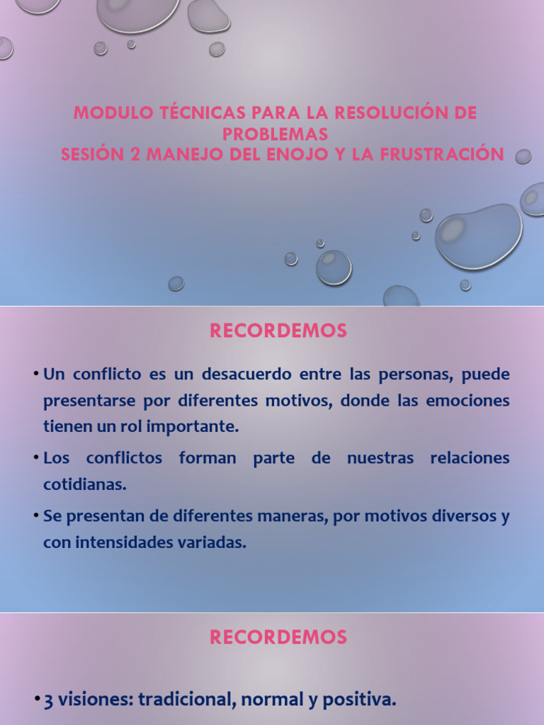 Manejo del Enojo en Conflictos | PDF | Ira | Las emociones