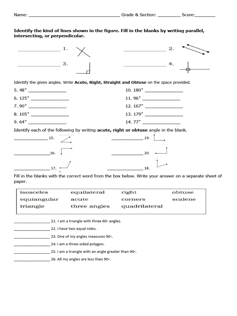 Grade 4 Summative Test 3rd Quarter | PDF | Triangle | Angle