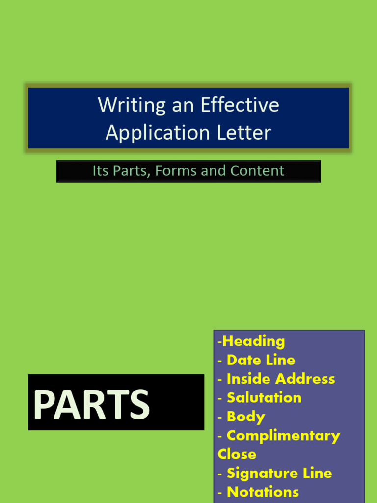 Effective Application Letter Guide | PDF | Cultural Conventions | Writing