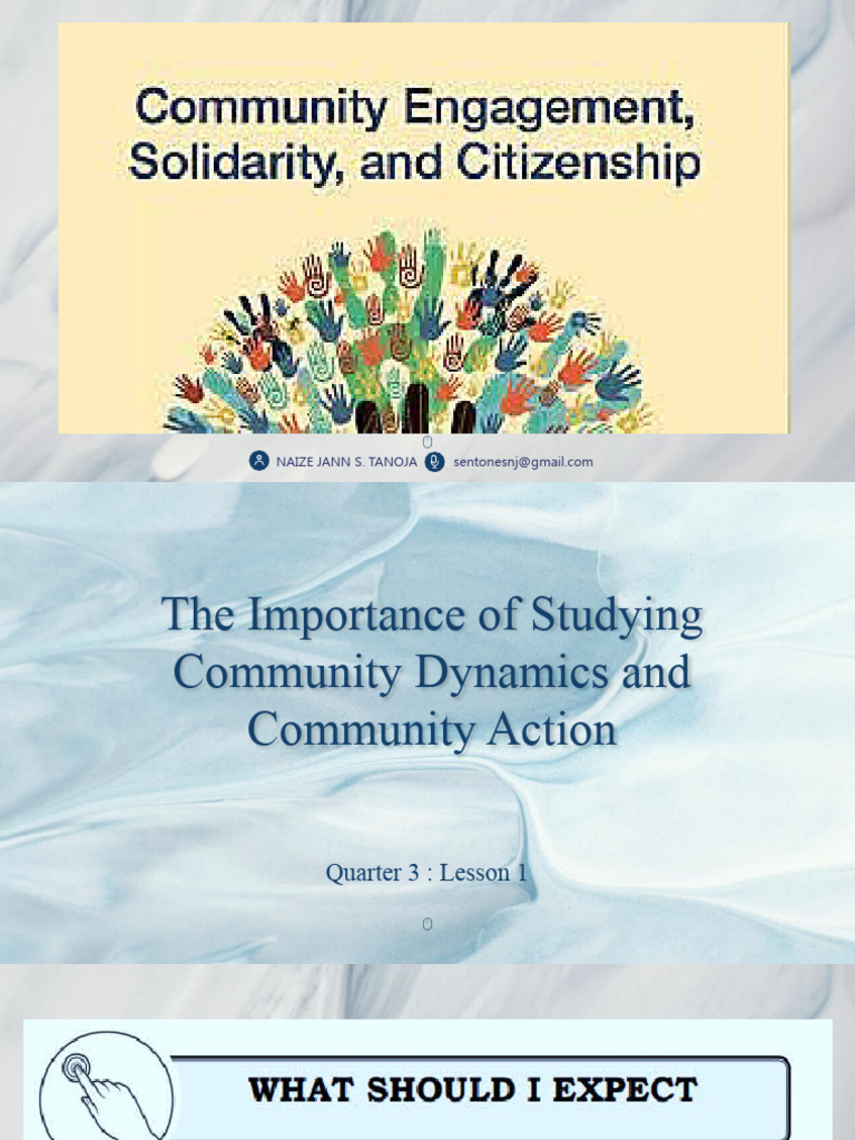 CESC Q3 Lesson 1 | PDF | Community | Social Sciences