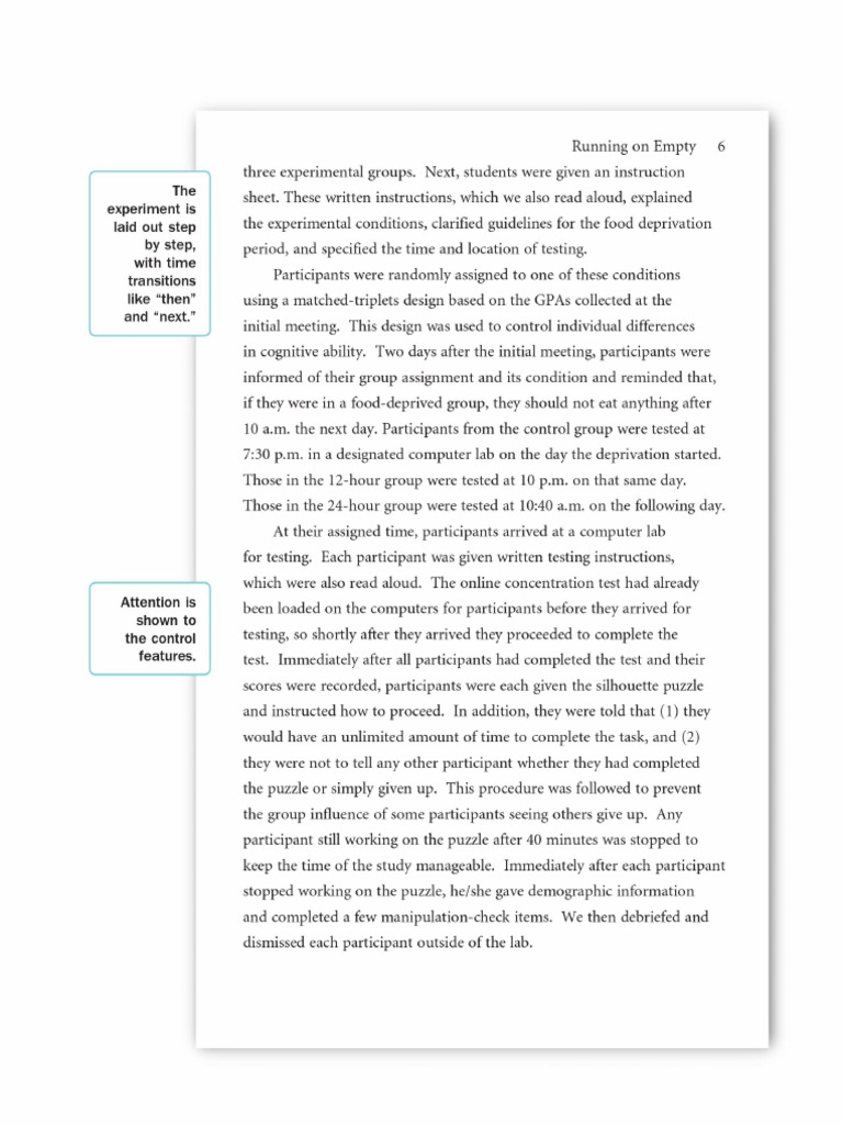 Apa Research Paper Format Example We Do Assignment 6 | PDF