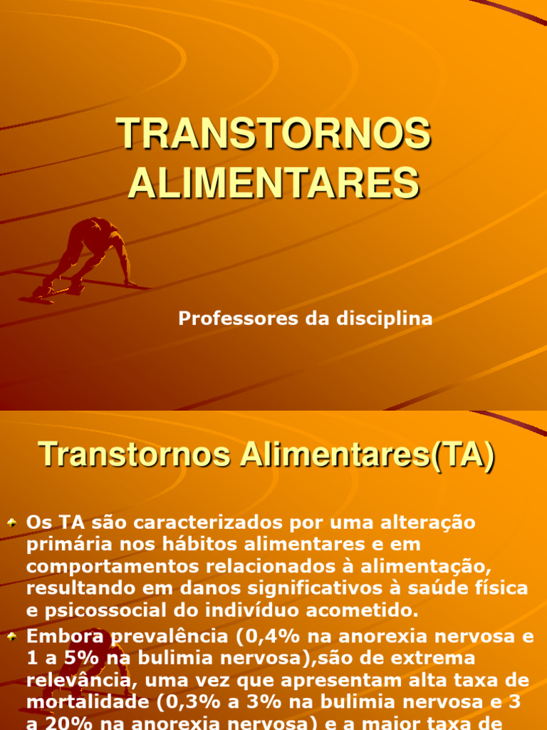 Transtorno Alimentar | Download grátis PDF | Distúrbio alimentar ...