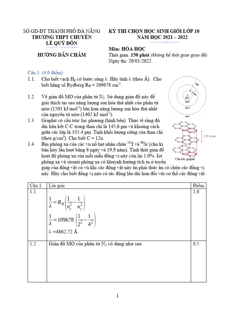 LQD HSG 10 (2021-2022) Vòng 1 | PDF
