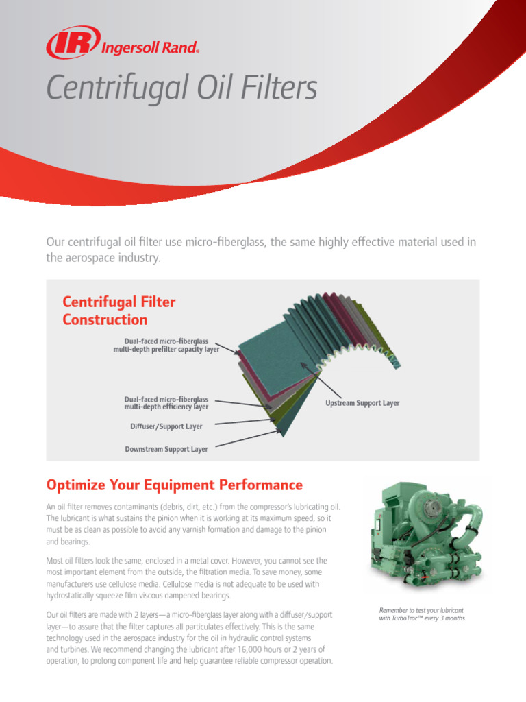 Centrifugal Oil Filtersletter | PDF | Filtration | Lubricant