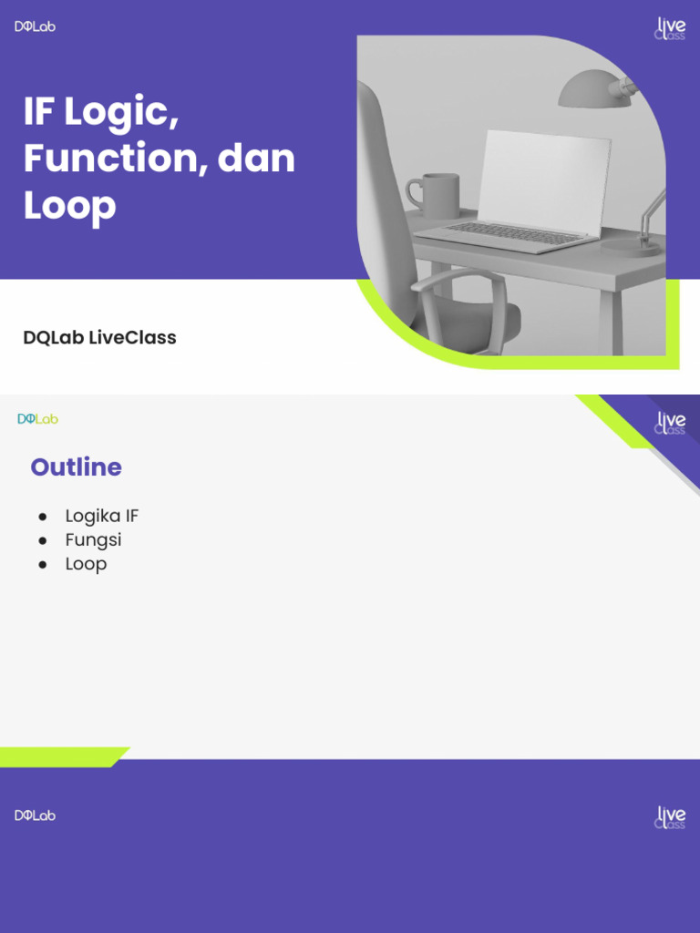 Part 4 - IF Logic, Function, Dan Loop | PDF