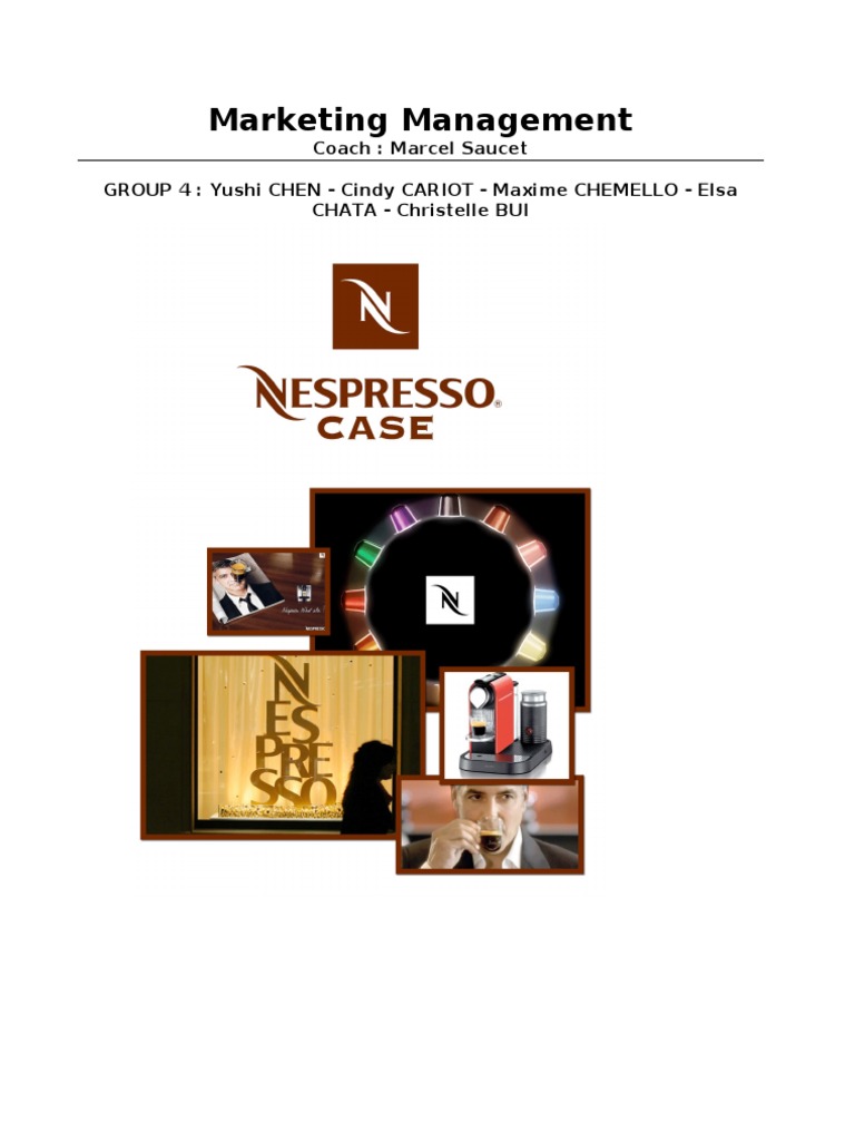 Group 4 Nespresso Case Final | PDF | Brand | Coffee
