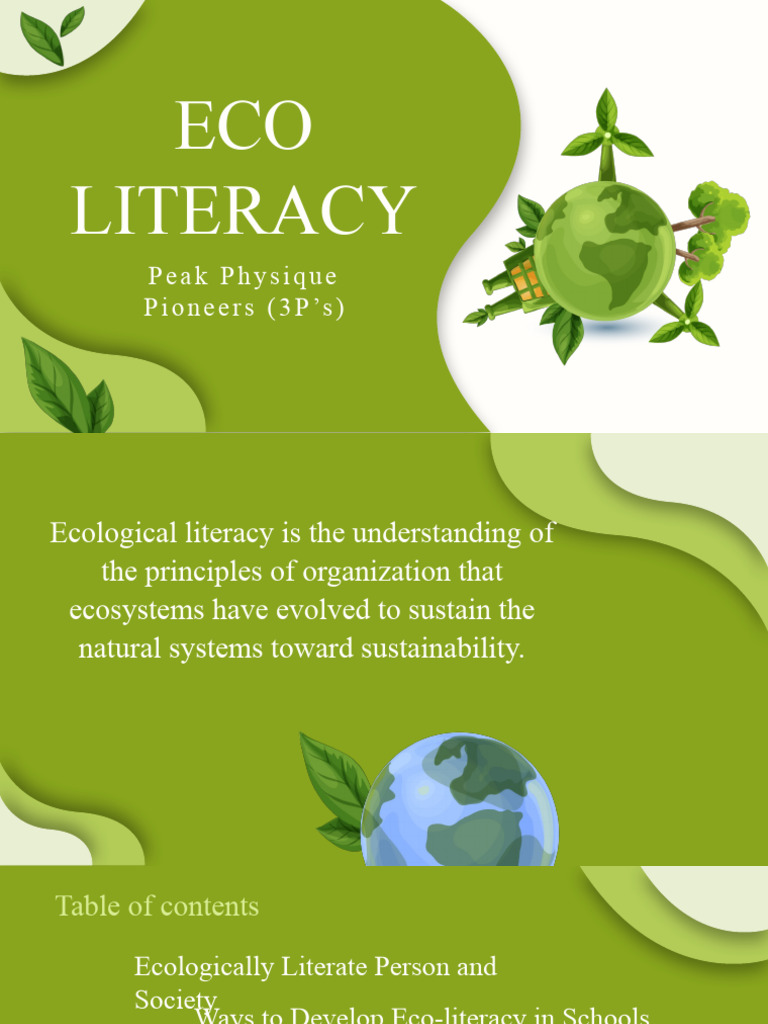 Eco Literacy | PDF | Learning | Sustainability