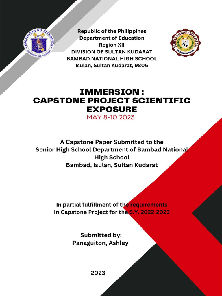 CAPSTONE | PDF | Marketing | Brand