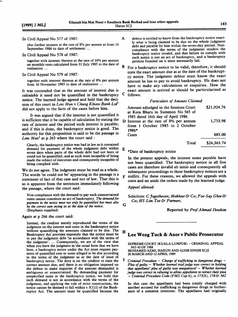 LEE WENG TUCK & ANOR V PUBLIC PROSECUTOR | PDF