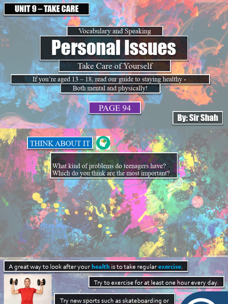 Personal Issues | PDF | Diet (Nutrition) | Diet & Nutrition