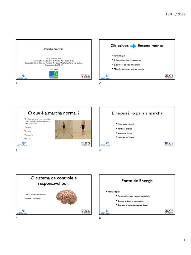 01marcha Normal CBOP 22 | PDF | Joelho | Músculo